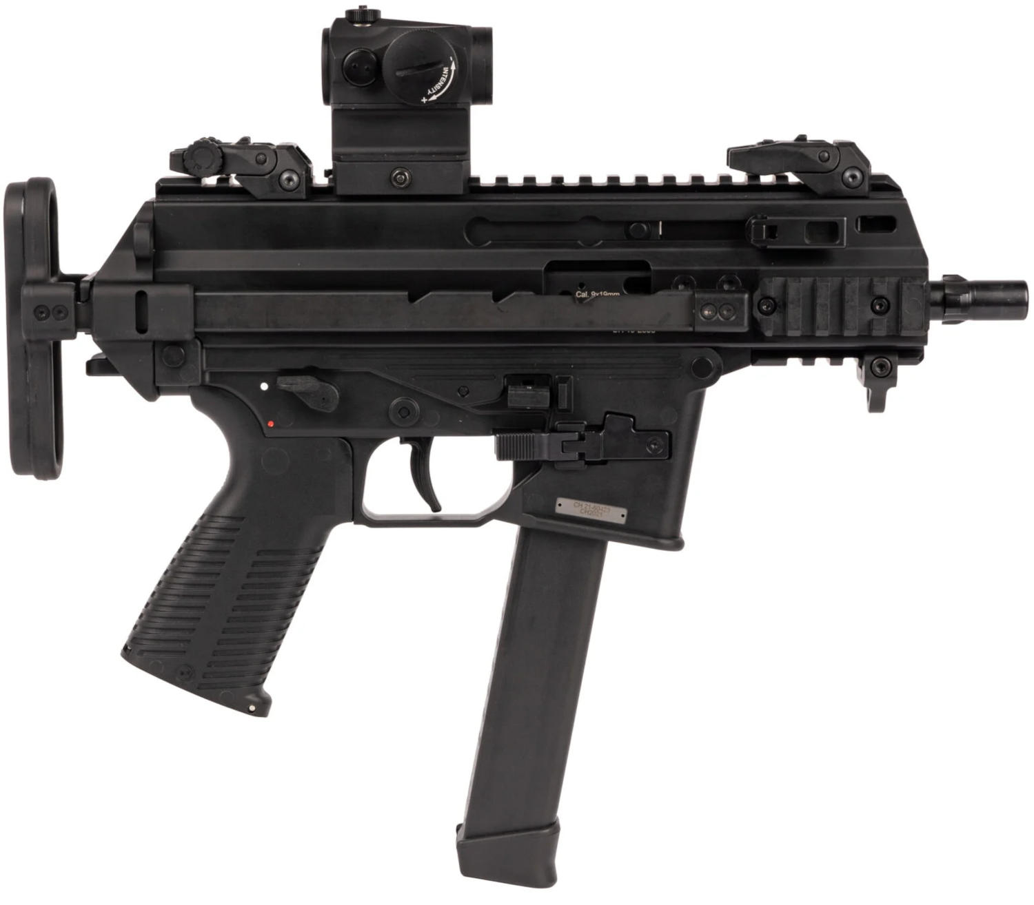 Halbautomat, B&T, APC9 PRO K(urz) G(lock), Kal. 9mm Para/Luger/9x19, Schwarz, mit Klappschaft ...